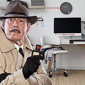 SleuthGear Maxi-Tech Defender Bug Detector - Find GPS Tracker & Wireless Camera - Audio Spy Bug Sweeping Device - Hidden GPS Tracking Finder - Cam Finder - 10g Law-Grade Anti Spy Detector