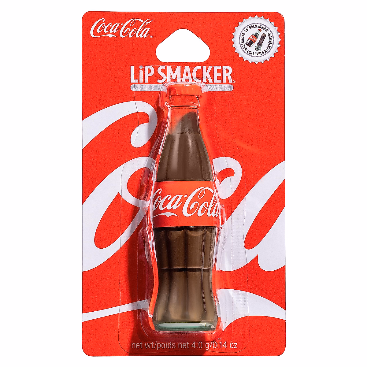 Lip Smacker Classic Coca Cola Bottle Lip Balm Coke Flavored, Lip Care to Moisturize Dry Lips