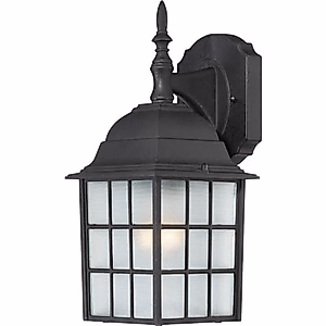 Nuvo 60/3482 One Light Outdoor Wall Mount, Black