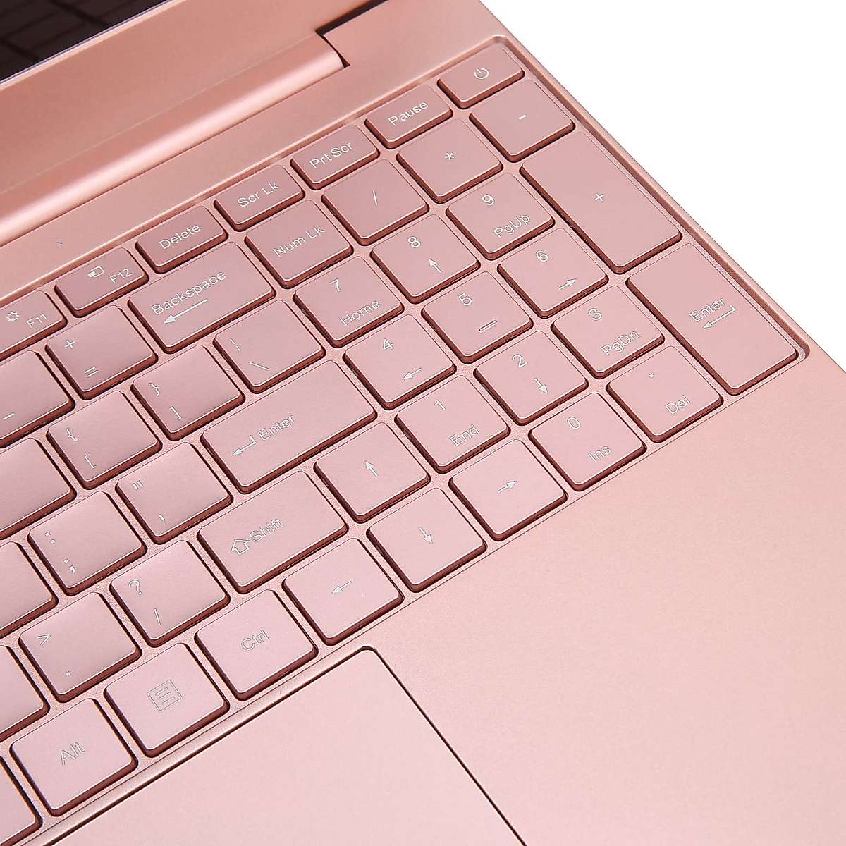 15.6 Inch Laptop for Windows 10, HD 1920x1080 IPS Screen, for Intel Celeron N5095 Processor, Fingerprint, Backlight Numeric Keypad, 4 Cores and 4 Threads, Light and Ultra Thin