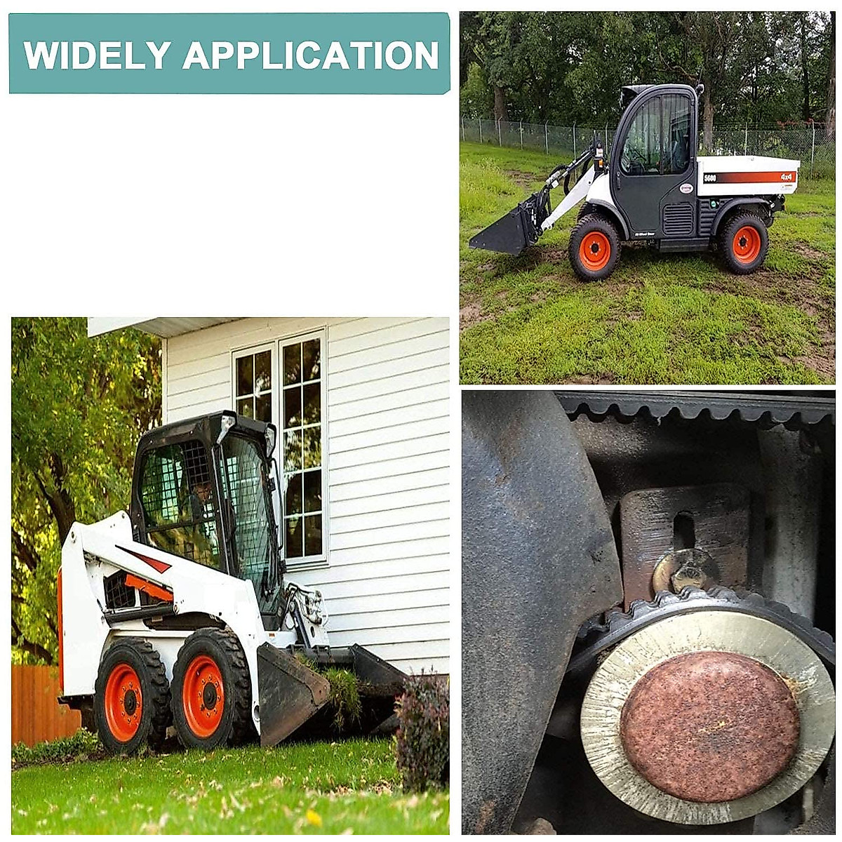 𝟮𝟬𝟮𝟯 𝙐𝙥𝙜𝙧𝙖𝙙𝙚𝙙 6711698 Drive Belt Tensioner Pulley Assembly for Bobcat Skid Steer Loader 653 863 751 753 763 773 S150 S160 S175 T140 T180 T190, Replaces for 6735884 6668114 6704391