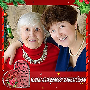 Red Memorial Cardinal Gift Sympathy Bereavement Gift Dad/Mom in Heaven Christmas Cardinal Memorial Gifts for Loss of Mom/Dad in Memory of Mom Gift Christmas in Heaven Remembrance Gifts (Mom)