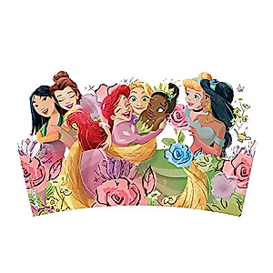 Tervis Disney - Princess Group Hug Made in USA Double Walled Insulated Tumbler Cup Keeps Drinks Cold & Hot, 10oz Wavy, Classic