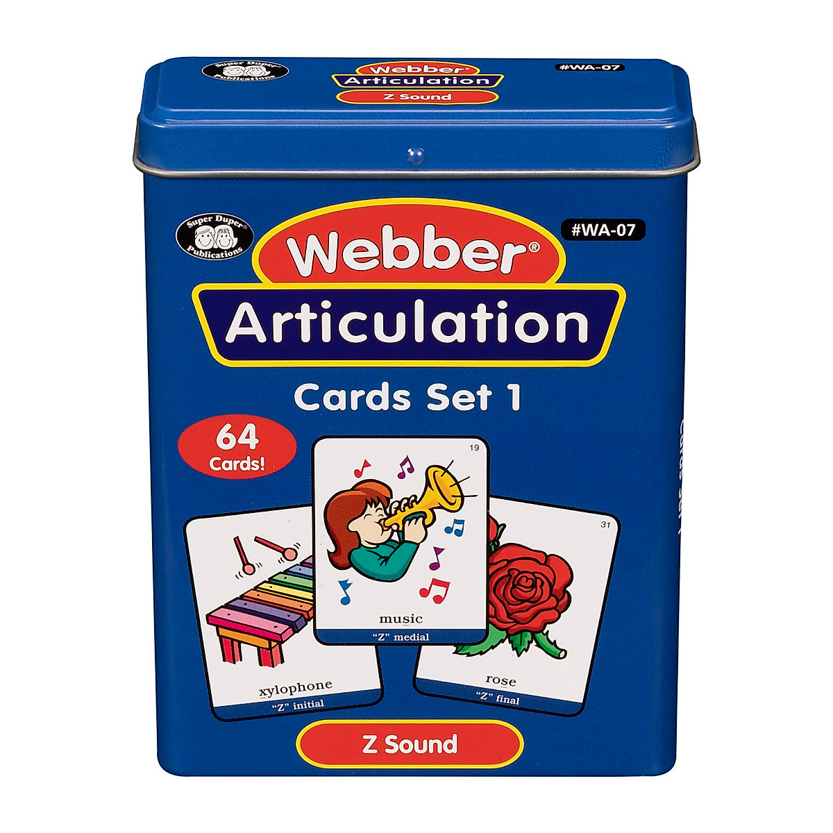 Super Duper Publications | Articulation Z Sound Fun Deck | Vocabulary and Language Development Flash Cards | Educational Learning Materials for Children