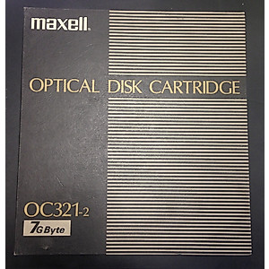 Maxell OC321-2 7GB 12" WORM (Write-Once) Double Sided Optical Disk Cartridge