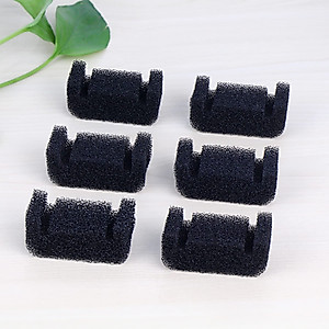 Comsmart Cat Fountain 6 Sponge Filters Replacement, Pet Dog Fountain Sponge Foam Filters for Round and Cubic Stainless Steel Top Cat Water Fountain Automatic Drinking Water Dispenser