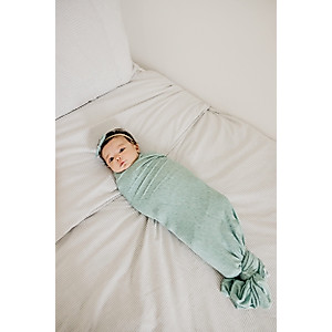 Copper Pearl Baby Swaddle Blanket - Wearable Premium Knit Baby Blanket, Large Soft Stretchy Receiving Blankets for Baby Boy and Girl, Swaddles for Newborn, Infant, and Toddler (Emerson)
