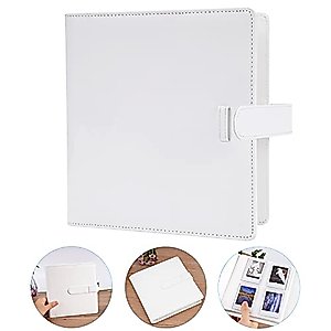 256 Pockets Mini Photo Album for Fujifilm Instax Mini 12/Mini 11/Mini 9 /Mini Link Printer/LiPlay Instant Camera, Polaroid Snap/PIC-300/Z2300/ SocialMatic Instant Cameras & Zip Instant Printer (Ice White)