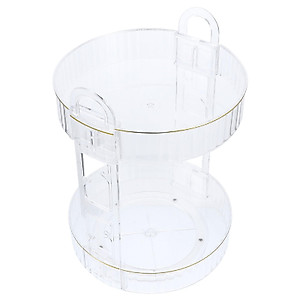 Kichvoe storage shelves make up Phnom Penh necklace holder spices organizer dresser bracelet hair products skincare organizers dressing table turntable jewelry lotion