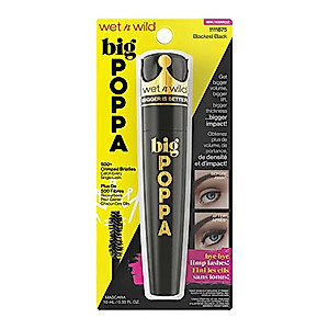 Wet n Wild Big Poppa Mascara | Volumizing | Lifting | Lengthening | Nourising | Blackest Black