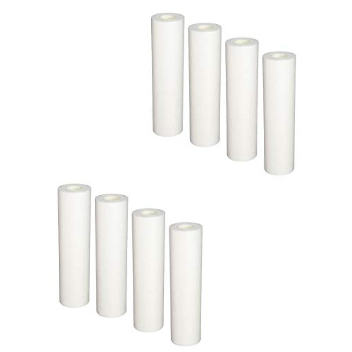 CFS – 8 Pack Deluxe Sediment Filter Cartridges Compatible with 38480 Models – Remove Bad Taste & Odor – Whole House Replacement Water Filter Cartridge, 1 Micron - White