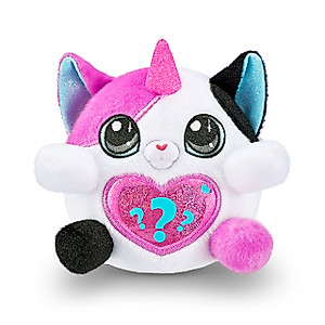 Rainbocorns Kittycorn Surprise Series 1 (Calico Cat) by ZURU, Collectible Plush Stuffed Animal, Surprise Egg, Sticker Pack, Jelly Slime Poop, Ages 3+ for Girls, Children