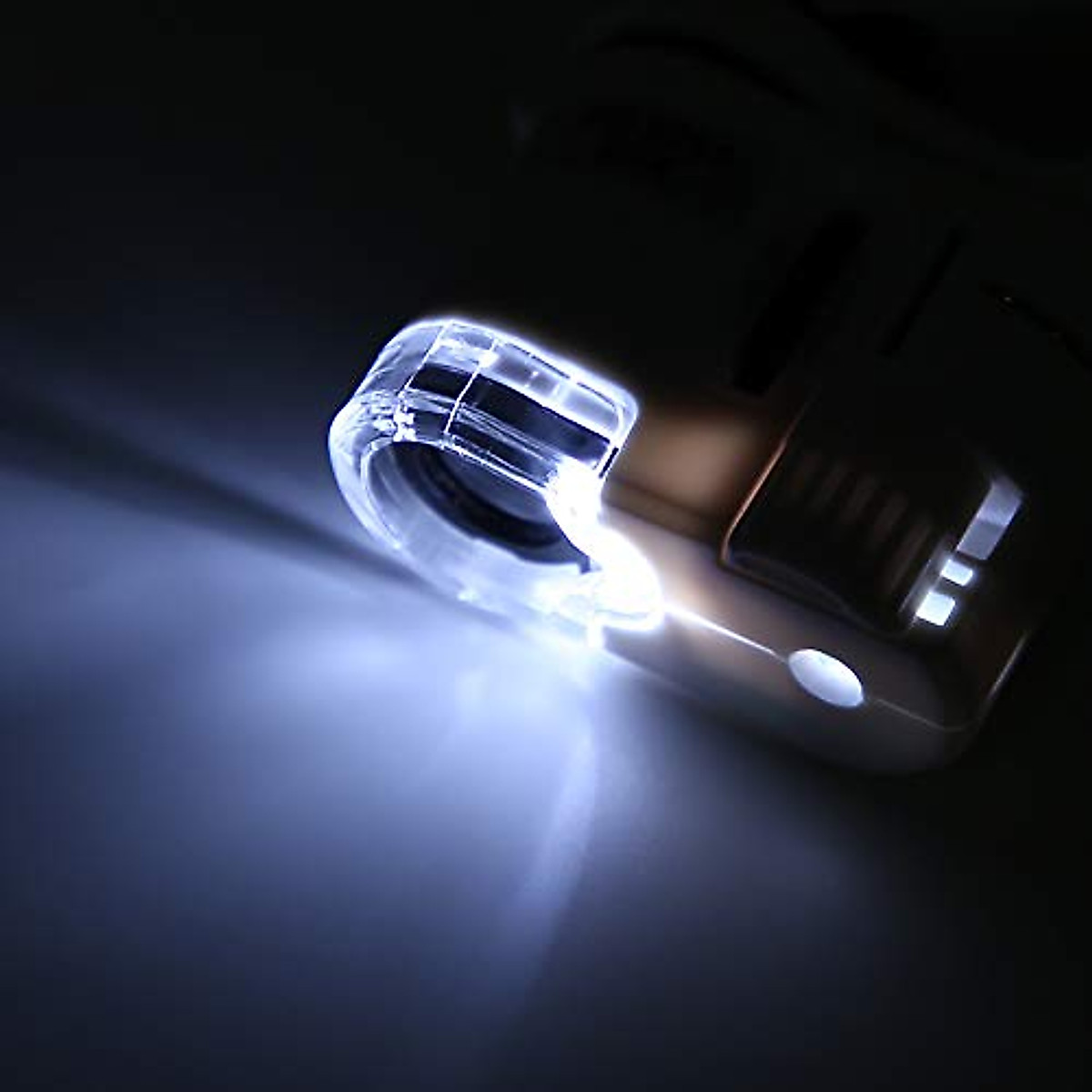 Portable Magnifying Glass Cell Phone Clip On Microscope, Mini Mobile Phone Microscope, Adjustable Focusing for Currency Detecting