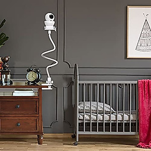 Universal Baby Camera Mount Flexible Baby Monitor Holder Shelf Compatible with Infant Optics Baby Monitor,Baby Monitor Camera Holder Strong Camera Shelf Bracket Compatible with Most Baby Monitors