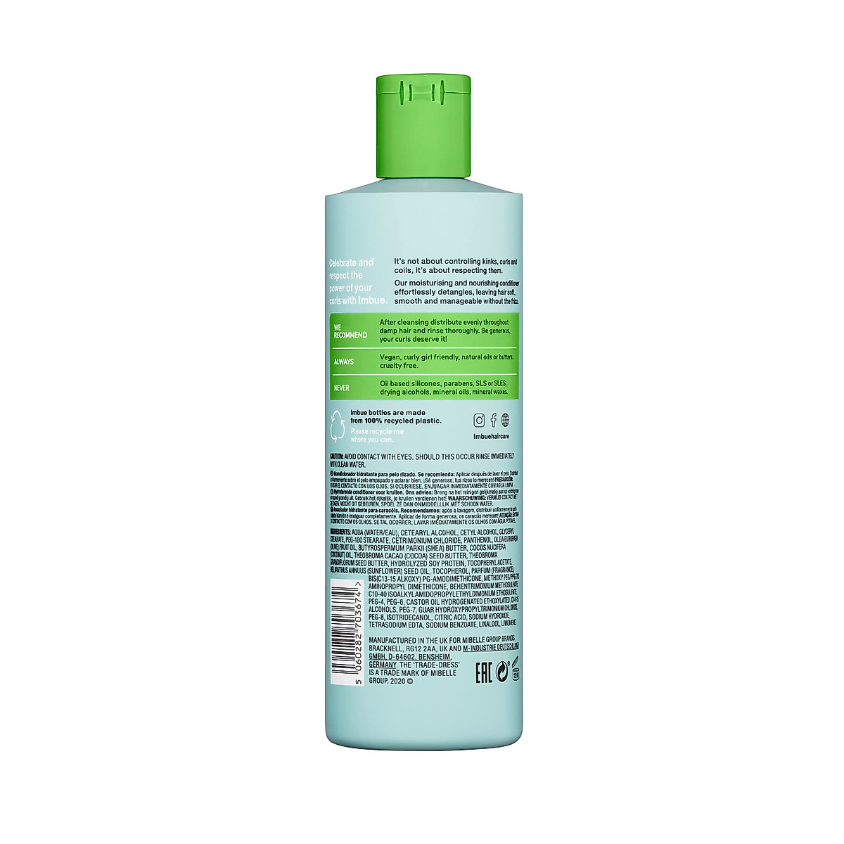 Imbue - Curl Respecting Conditioner for Wavy, Coily & Natural 4A-4C Hair, Embrace the Movement