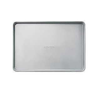 Amazon Basics Nonstick Baking Sheet & Cooling Rack Set, Half Sheet Size - 1 Pack, Gray