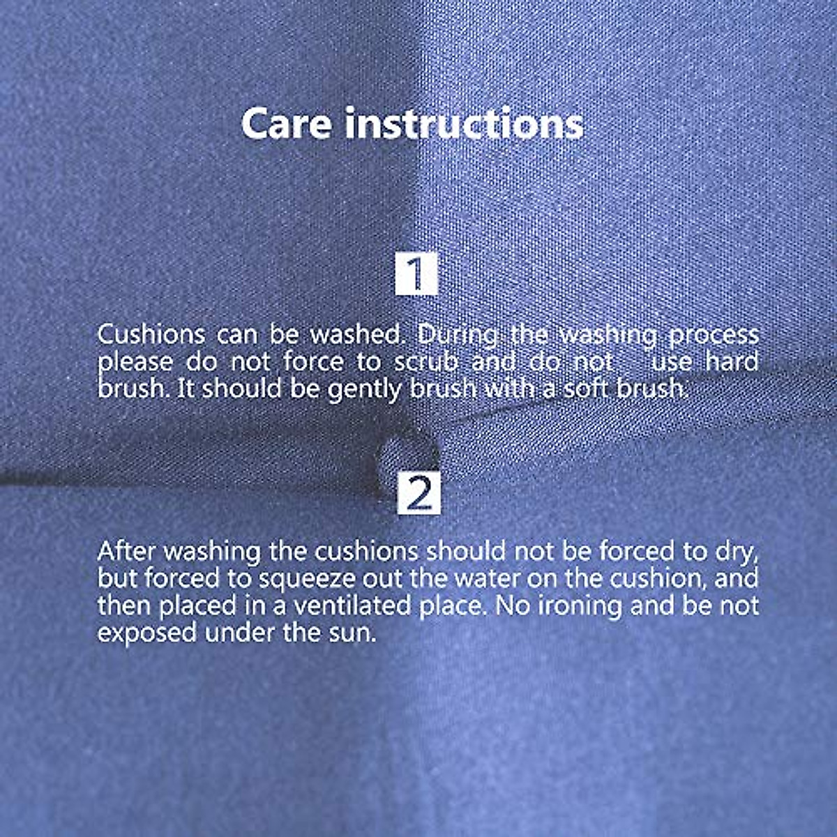 HOTBEST Patio Bench Cushion, Garden Swing Cushion Indoor Outdoor Soft Tatami Floor Seat Pads Non-Slip Universal Lounger Chair Mat Wicker Chair Pads with Ties (Navy Blue, 39 x 20 Inch)