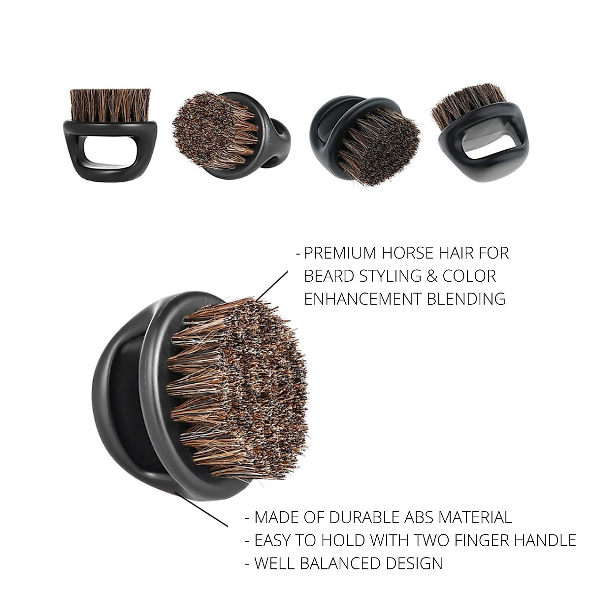 PROCOVR Color Blending Brush with Natural Horsehair | Firm Brush for Concealer Blending and Styling | Men & Women