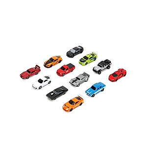 Jada Toys Fast & Furious Car (1 Model Car in Mystery Blind Pack) - 1 of 12 Detailed Nano Toy Cars Made of Metal (4 cm) for Fans and Collectors from 3 Years, Wave 1