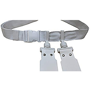 Public Sports Flag Football Belt - 2 Flags - Single (White)