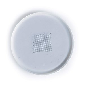 0.5 mm Net Shaped Microscope Eyepiece Micrometer net Shaped Eyepiece Ruler Slides Measuring Microscope Micrometer Calibration for Microscope Stage Eyepiece Objective Lens Diameter 19mm