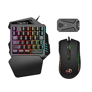 YEZININHAO Wired Game Converter for Mobile Gamepad Gaming Keyboard Mouse Converter Adapter Keyboard and Mouse Converter