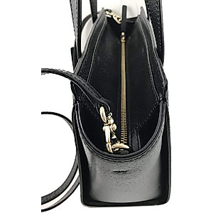 Kate Spade New York Grand Street Colorblock Small Hayden Leather Handbag in Black