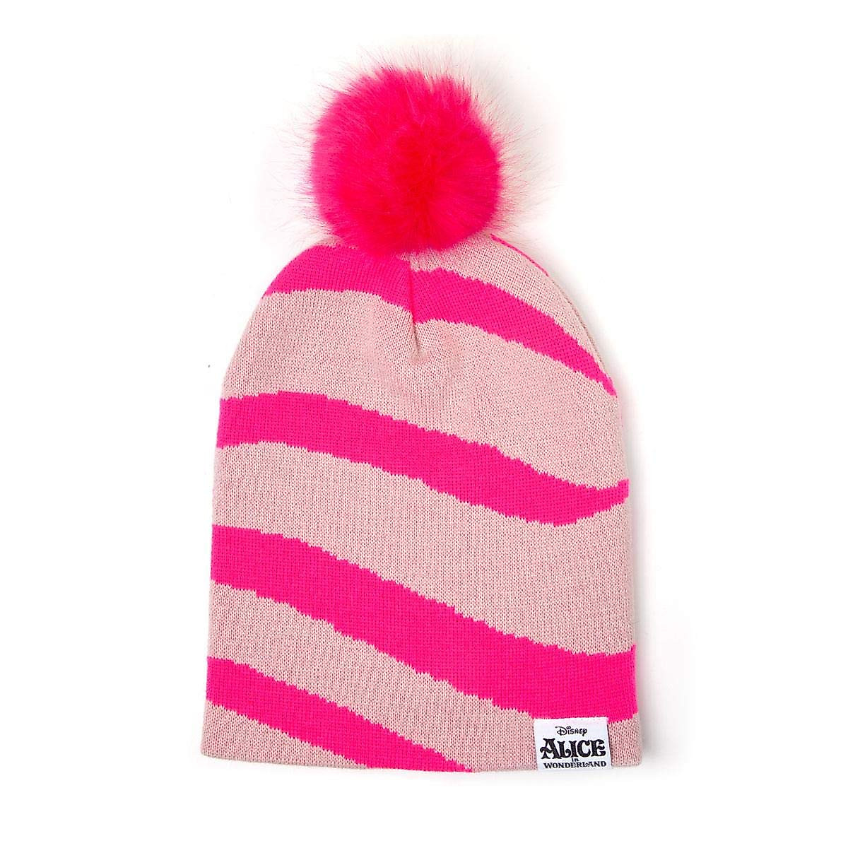 Official Disney Alice in Wonderland Beanie with Pom-Pom Pink