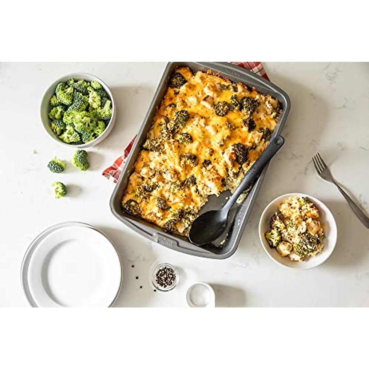 Goodcook Non-Stick Lasagna and Roast Baking Pan, 14 Inch x 10 Inch, Silver