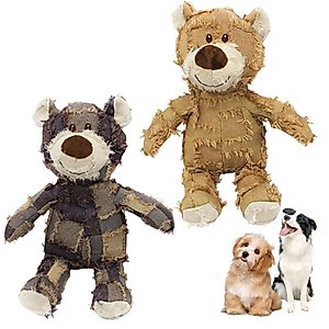 YAUNJI 2024 Premium Indestructible Robust Bear, Indestructible Dog Toys to Keep Them Busy, Petsboro Robust Bear Dog Squeak Chew Toy for Large Small Dogs for Heavy Chewers (ab)