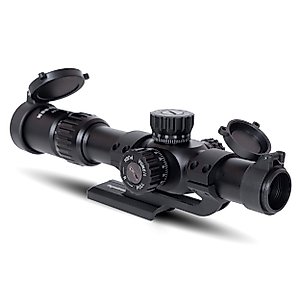 Monstrum G3 1-6x24 First Focal Plane FFP Rifle Scope with MOA Reticle | MH300 H-Series V1 Scope Mount | Bundle
