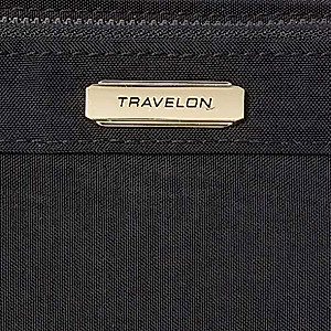 Travelon RFID Blocking Phone Clutch Wallet, Black, 8.25 x 4.5 x 1
