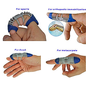 Lynnmed Sport finger guard splints (one pair) basketball finger protector Sport Injuries, Basketball, Volleyball, Bowling fits Index, Middle Finger, Ring, Pinky