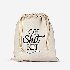 Boston Creative Company Oh Sht Kit bags Hangover Survival Kit Bachelorette Favor Bag Bachelorette Hangover Kit Bags Bridesmaid Gift Wedding Party Favors Bachelorette Party