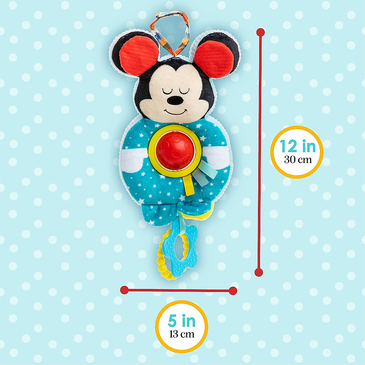 KIDS PREFERRED Disney Baby Mickey Mouse Spinner Ball On The Go Activity Toy