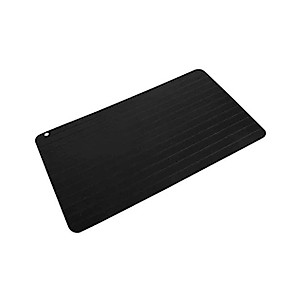 Magic Thawing Plate to Fast Defrost Tray Nonstick Aluminum Meat Fish Defrosting Plate Board Tray for Frozen Food (29.5x20.5x0.2cm)