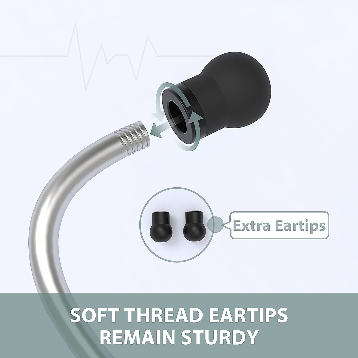 FriCARE Lightweight Single Head Stethoscope (Carnation Pink Tube)