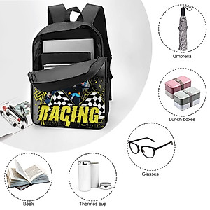 Motocross Backpack Travel Backpack Motorcycle Backpack Casual Lightweight Laptop Backpack Travel Hiking Camping Backpack