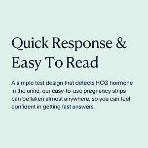 Natalist Pregnancy Test Strips Early Detection for Women Clear & Accurate Results Ease Your Mind up to 6 Days Before Missed Period - 15 Count