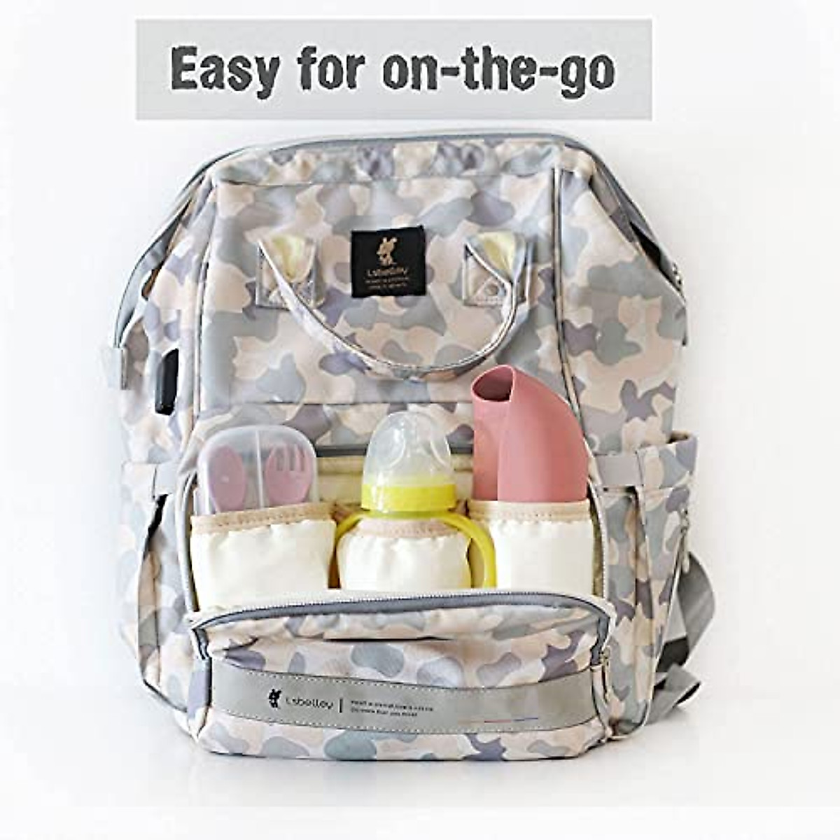 Ginbear Silicone Bibs for Babies Girl, Waterproof Baby Feeding Bibs with Food Catcher Pocket, Adjustable Silicon Bibs for Toddlers (Mauve/Baby Pink)