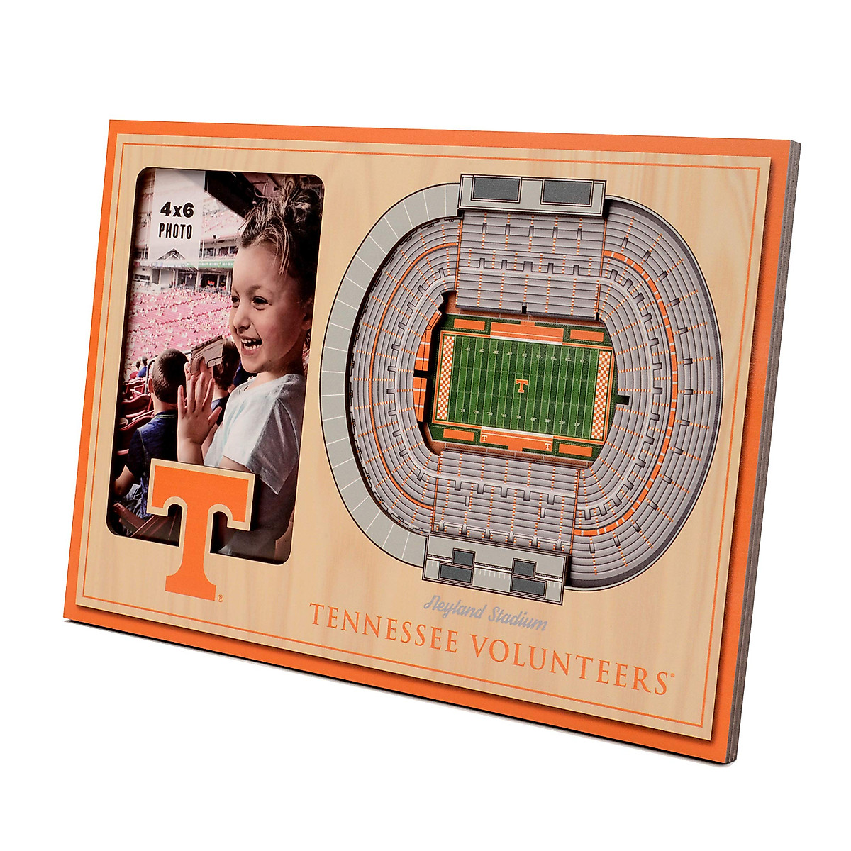 YouTheFan NCAA Tennessee Volunteers 3D StadiumView Picture Frame - Neyland Stadium, 12" x 8"