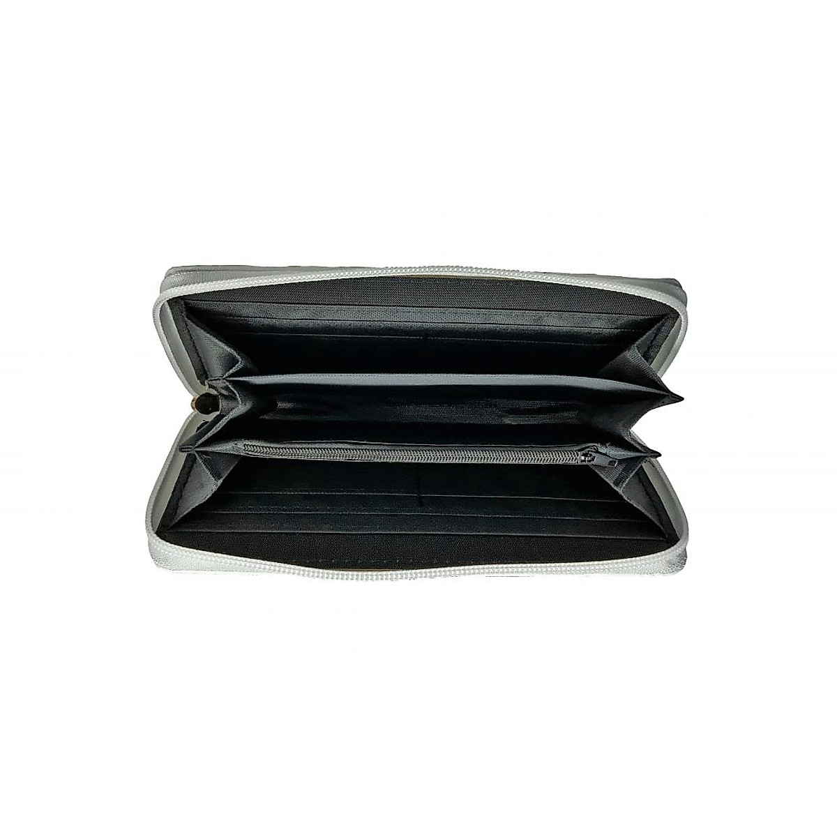 5 Horses Running Printed Zipper Wallet