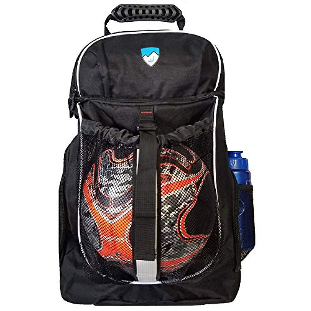 Hard Work Sports Basketball Backpack with Ball Compartment Spacious Shoe Storage for Basketball, Large Sports Bag