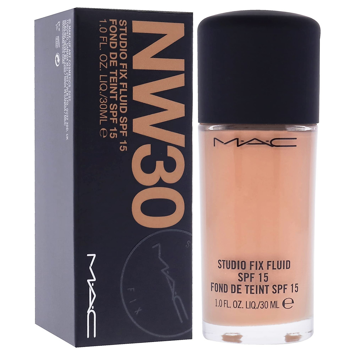 M.A.C. Studio Fix Fluid Foundation SPF 15 NW30,1 Fl Oz (Pack of 1)