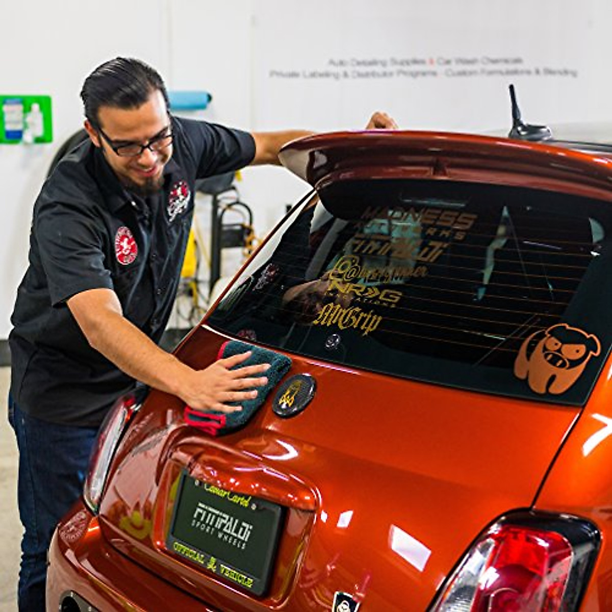 Chemical Guys MIC50903 Premium Red-Line Microfiber Towel (16" x 24")