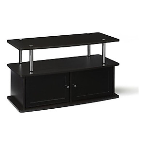 Convenience Concepts Designs2Go 40 inch TV Stand with 2 Storage Cabinets and Shelf, Espresso