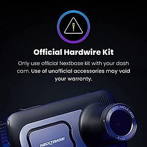 NEXTBASE Universal Dash Cam Hardwire Kit - in Car Hard Wiring Kit Dash Cam Mini / Micro USB adapters
