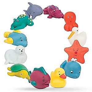 Battat – Bath Tub Squirters – Sea Animals Bundle – Water Squirt Animals – Bath & Beach Toys – 10 Months + – Sea Bath Buddies + Best Friends Bath Buddies