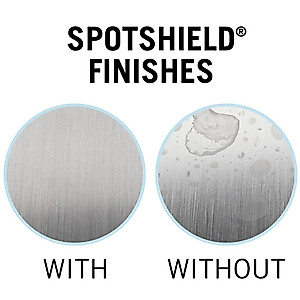 Delta Faucet Brushed Nickel Kitchen Faucet with Pull Down Sprayer, ADA Compliant, Dual Function Wand, Magnetic Docking Spray Head, Spotshield Stainless Steel, 19825LF-SP