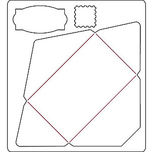 Sizzix Bigz Die Envelope Mini by Lynda Kanase, Multicolor